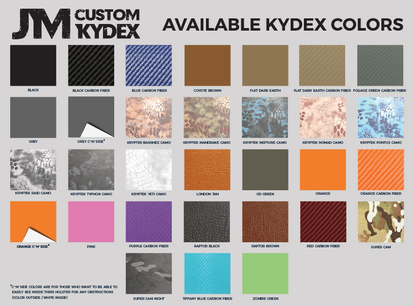 JM Custom Kydex: FAQs